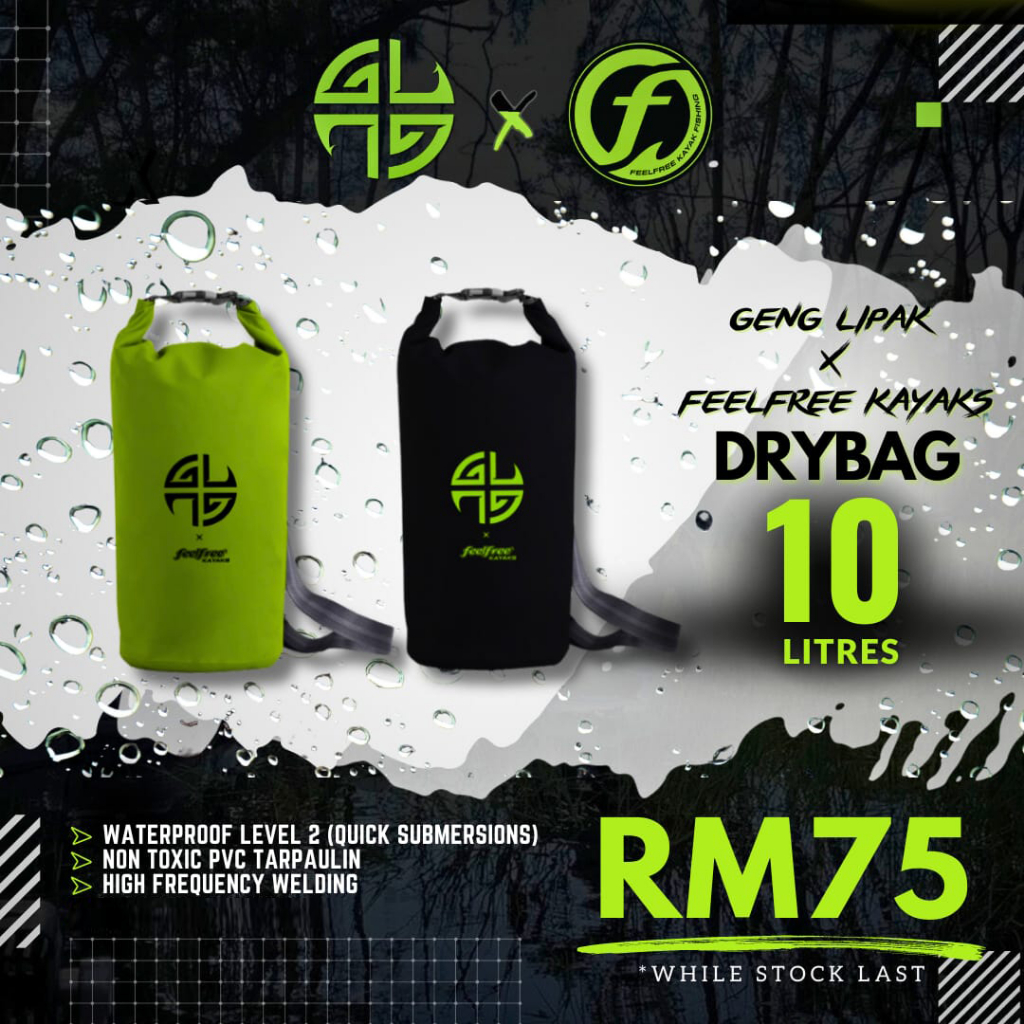 Geng Lipak X Feel Free Dry Bag LIMITED EDITION - 10L | Shopee Malaysia