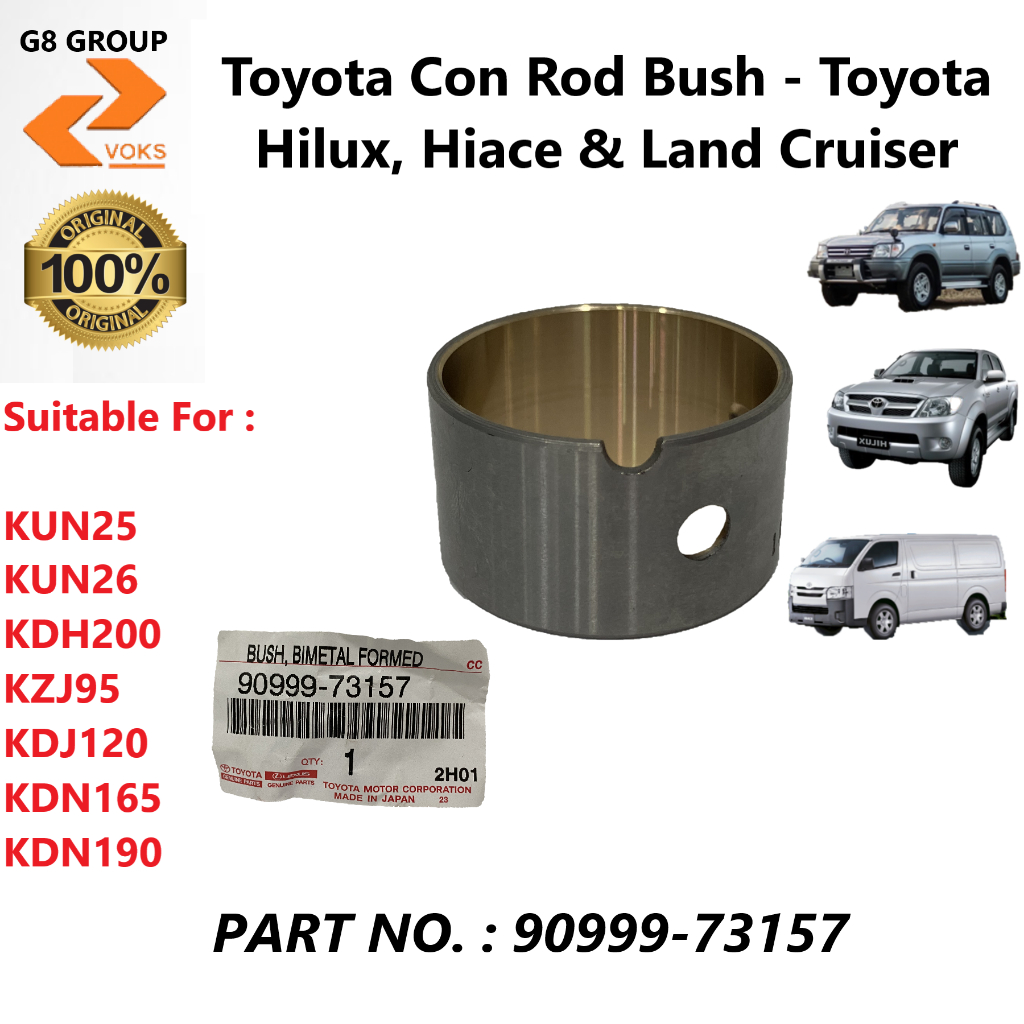 Toyota Con Rod Bush - Toyota Hilux, Hiace & Land Cruiser ( 90999-73157 ...