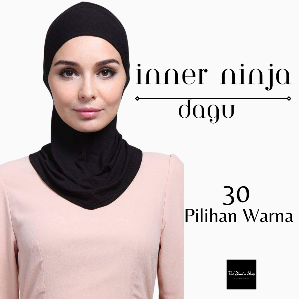 N.TEX INNER NECK NINJA DAGU FREE SIZE / TURTLE NECK/ ANAK TUDUNG/ INNER ...