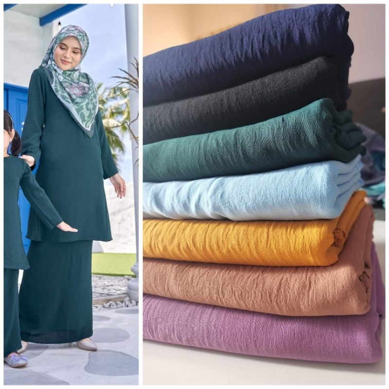 Cey Crepe High Quality Kain Pasang Bidang 60 inchi | Shopee Malaysia