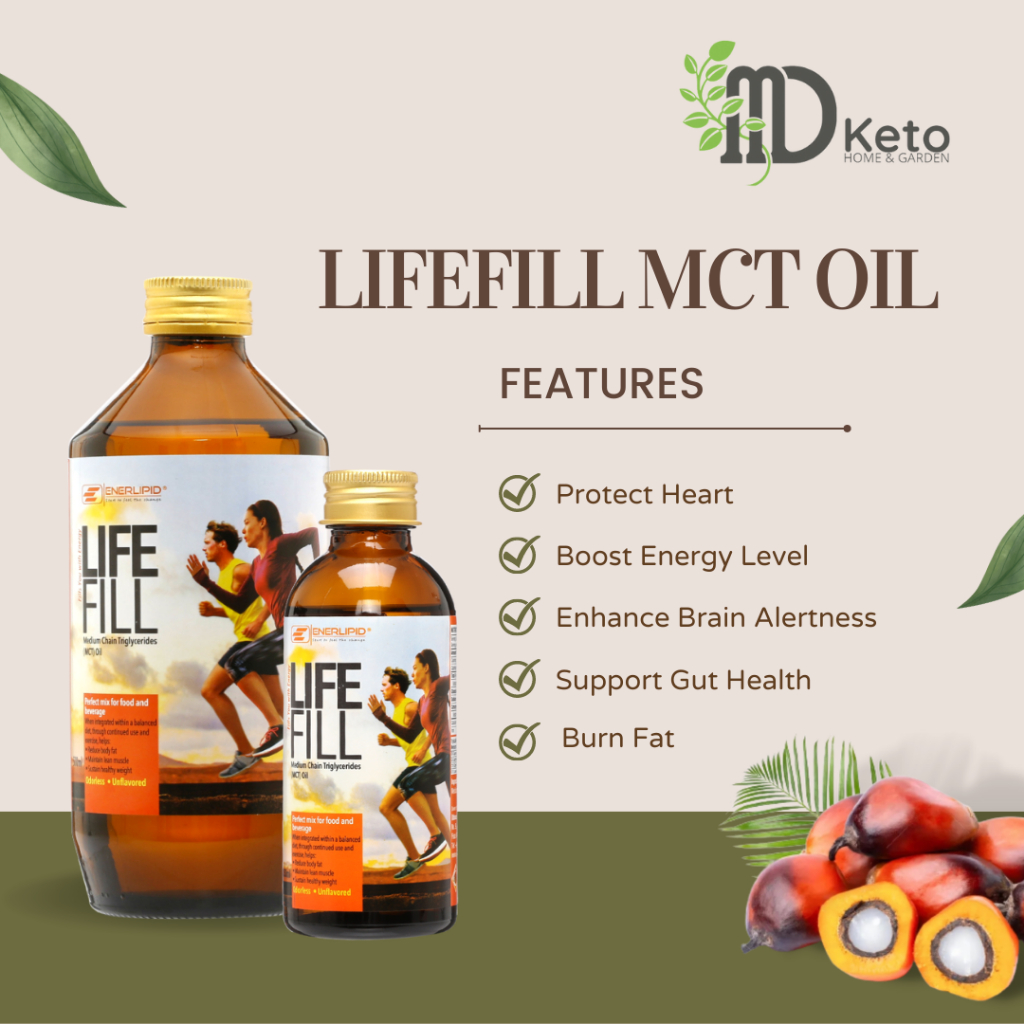 [MD Keto] Lifefill MCT Oil HALAL for low carb keto diet bulletproof ...