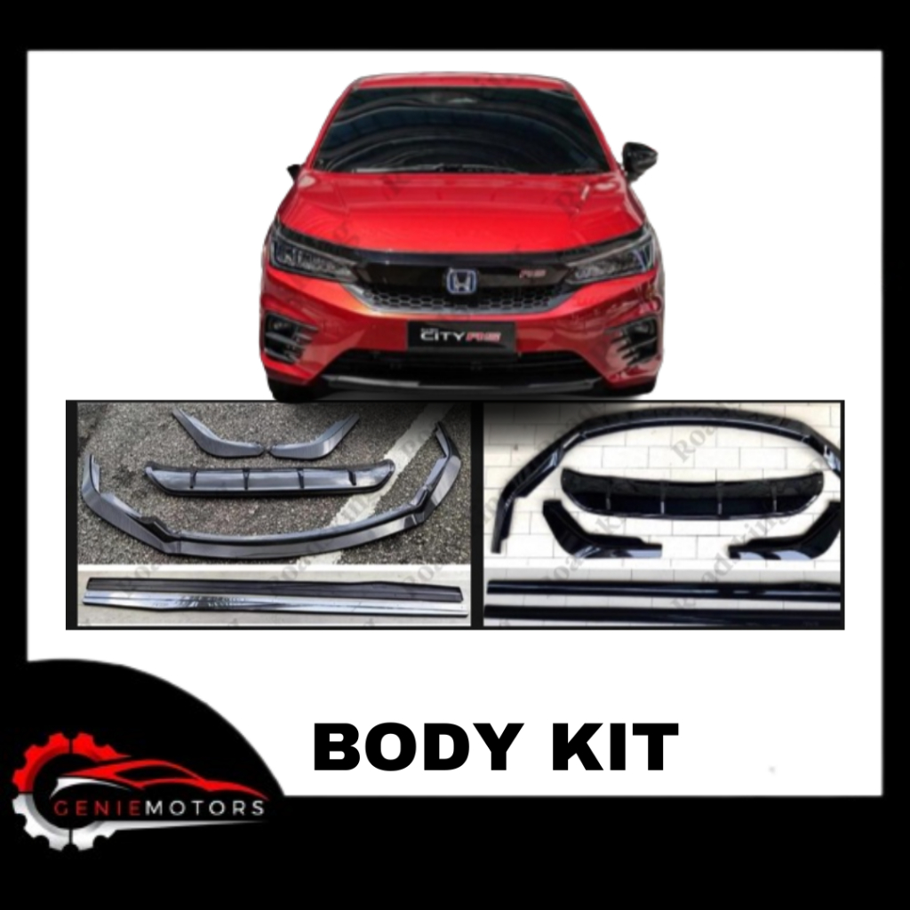 HONDA CITY RS 2020 2021 2022 GN2 FRONT BUMPER DIFFUSER LIPS BODY KIT ...