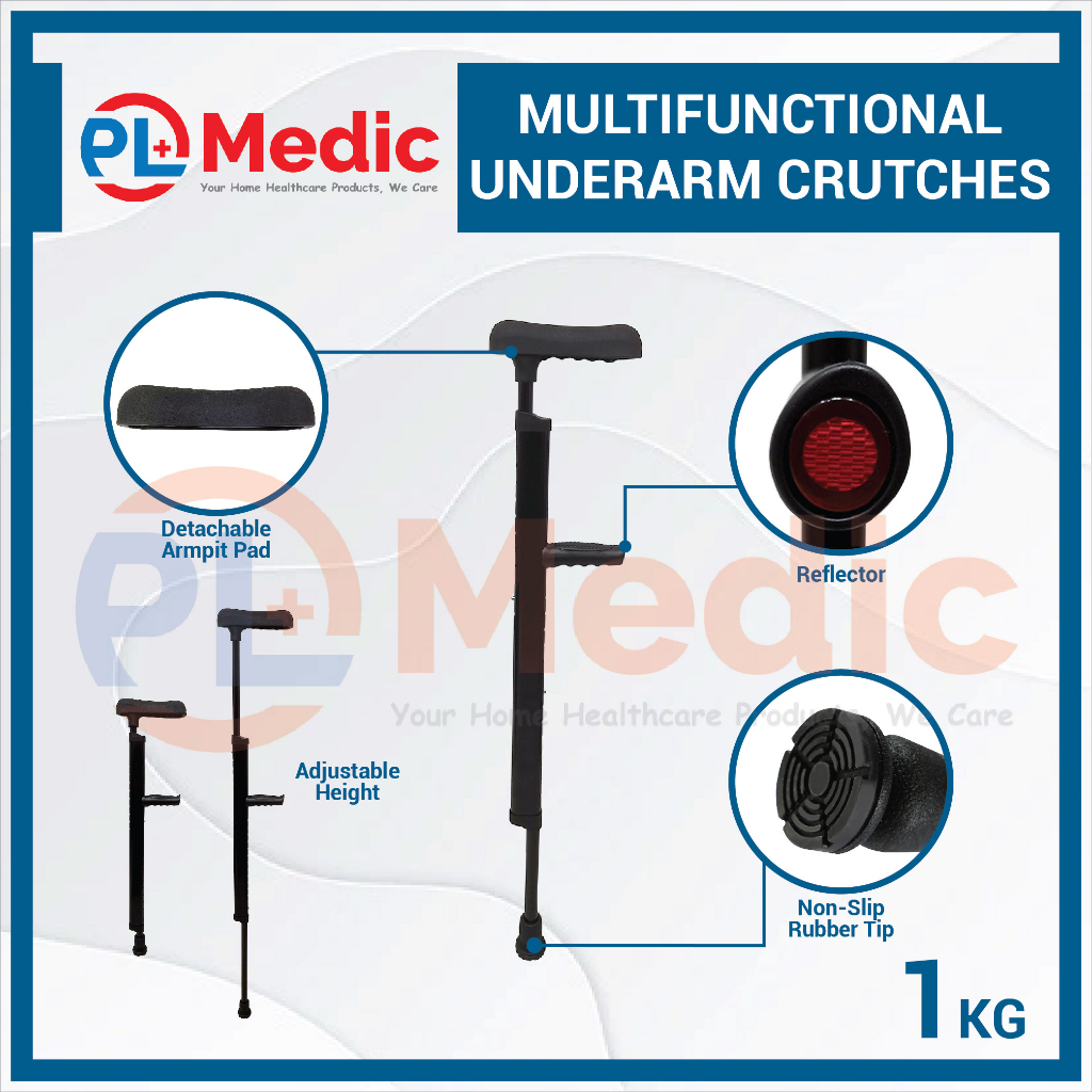 [READY STOCK] Multifunctional Underarm Crutch - can be used as Crutches ...