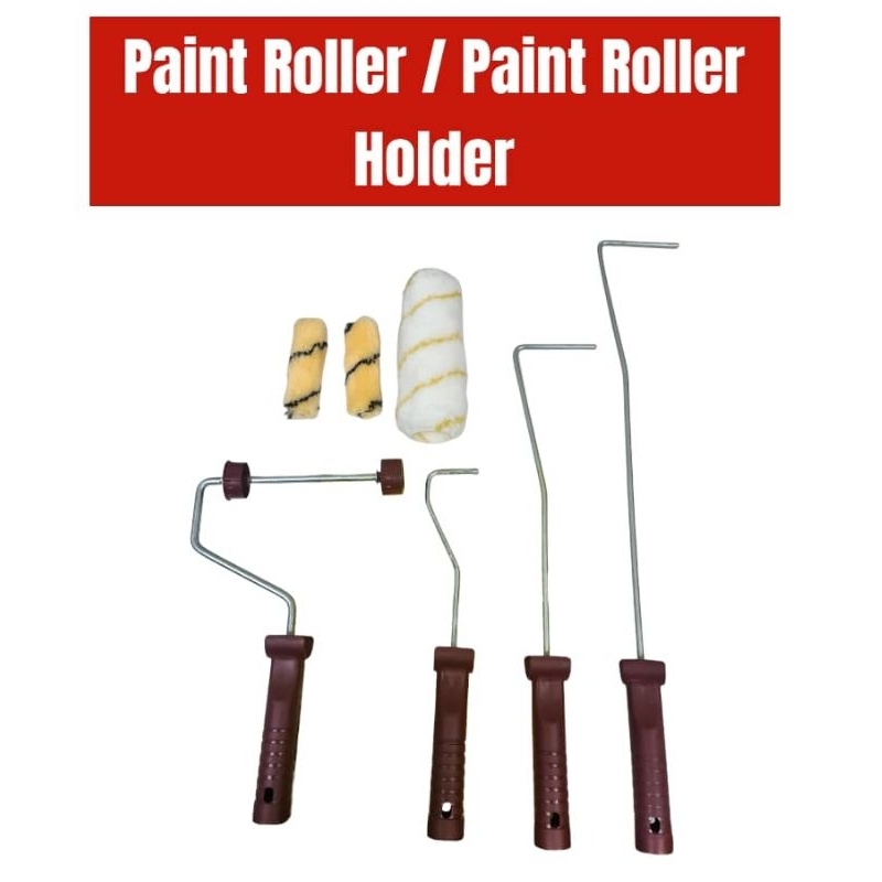 Paint Roller/Paint Roller Holder/Cat Roller/Cat Roller Batang | Shopee ...