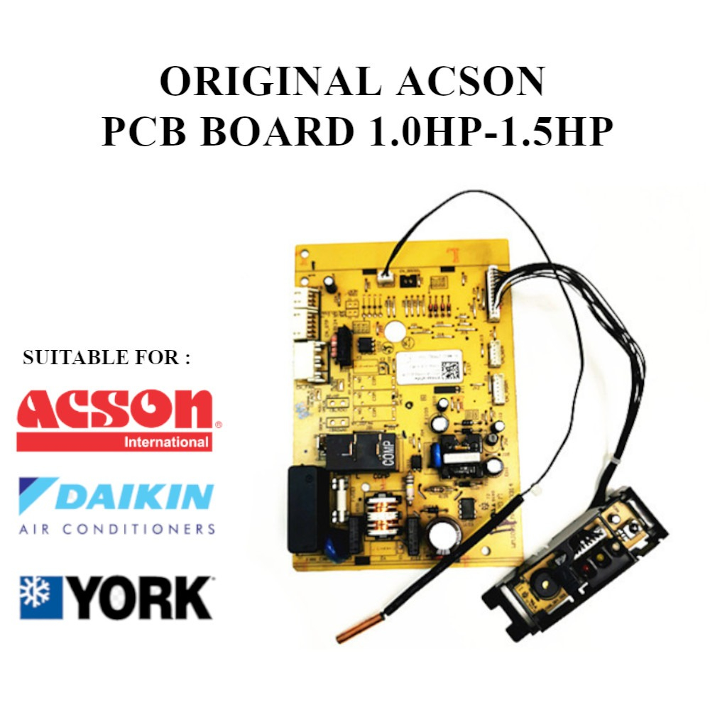 ORIGINAL ACSON INDOOR PC BOARD PCB AWM10/15/20/25 J/JN AIRCOND PCB ...