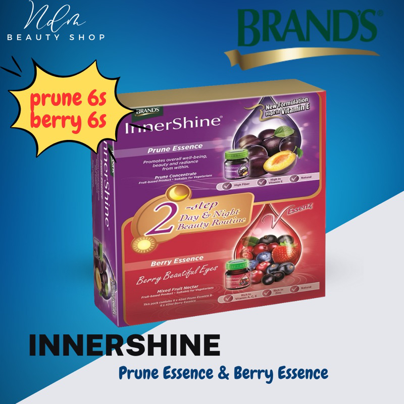 Brand's InnerShine Prune & Berry Essence 42ml x 12s Bottles | Shopee ...