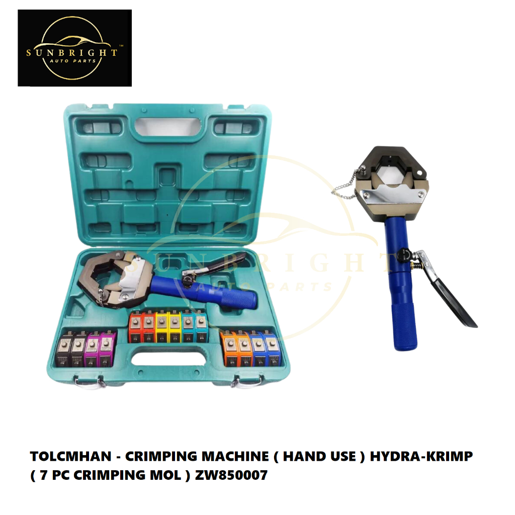 CRIMPING MACHINE ( HAND USE ) HYDRA-KRIMP ( 7 PC CRIMPING MOL ...
