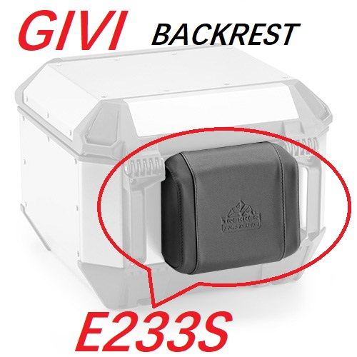 Givi Top Case E233S POLYURETHANE Backrest Black FOR ALA44 TREKKER ALASKA | Shopee Malaysia