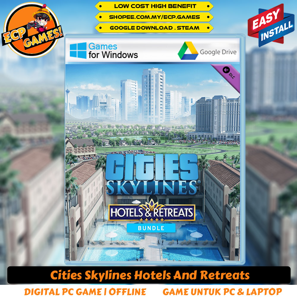 Cities Skylines Hotels And Retreats / PC / Game / Offline / Digital Download / Dlc / Ecpgames ...