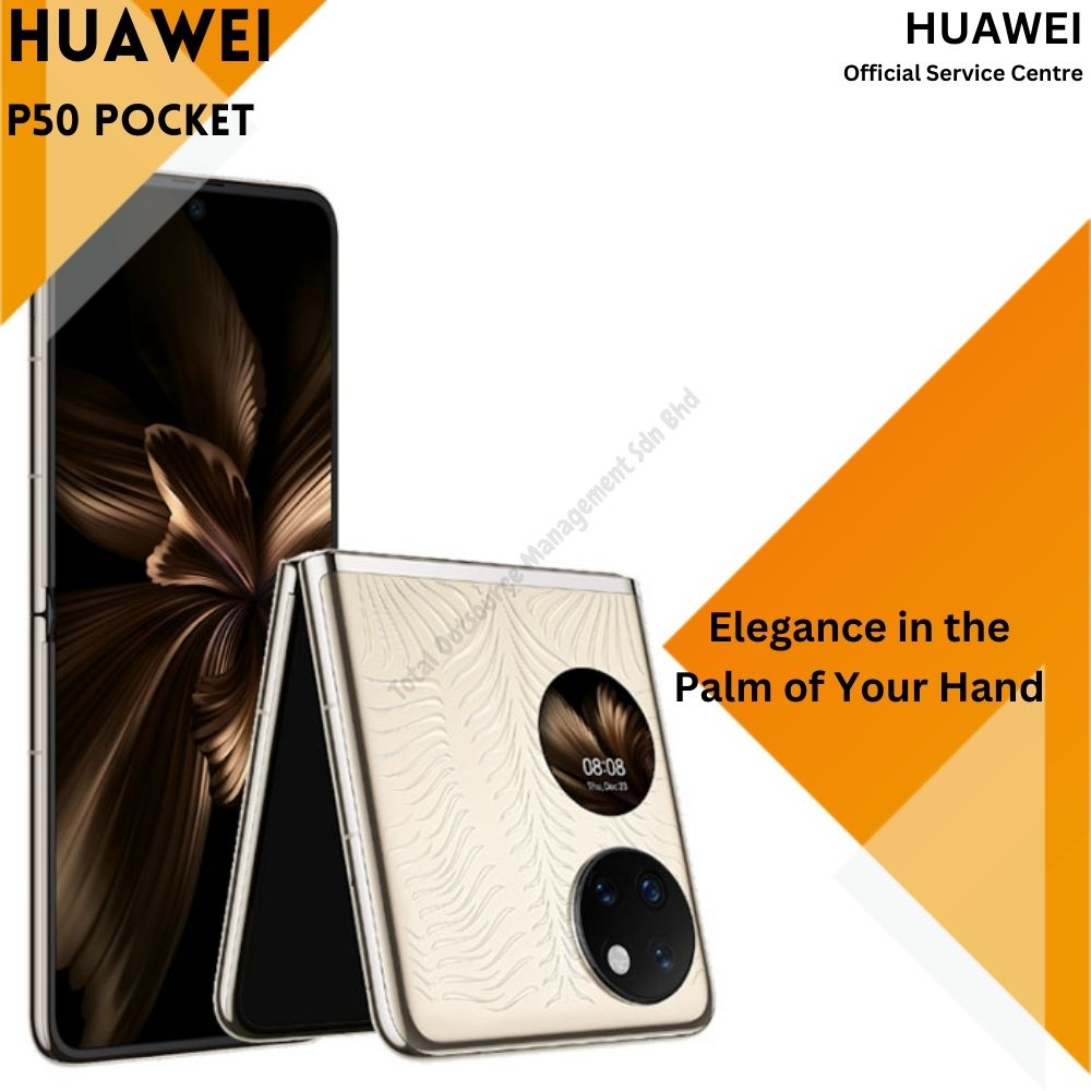 📱Huawei P50 Pocket Premium Edition - Premium Gold 12 GB RAM + 512 GB ...