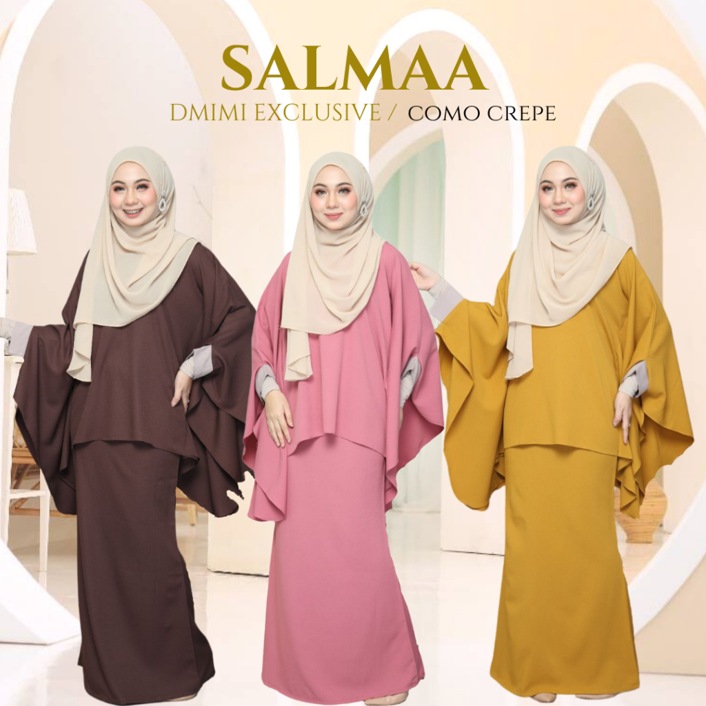 DMIMI Baju Kurung Salmaa Hot Item Plain readystock Baju Kurung Viral 2024 | Shopee Malaysia
