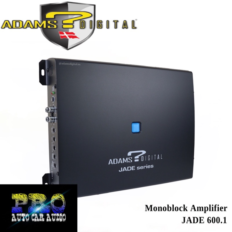ADAMS DIGITAL JADE SERIES 1 CHANNEL MONOBLOCK POWER AMPLIFIER | Shopee ...