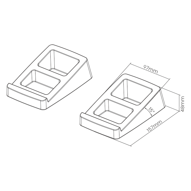 the Aryl™ Tilted Desktop Speaker Stand | Shopee Malaysia