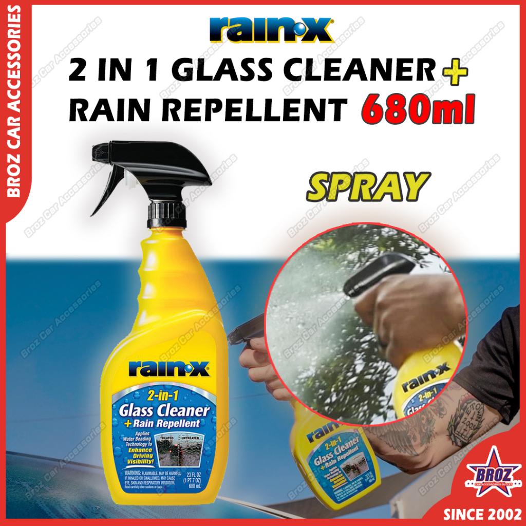 Rain-X / Rain - X / Rain X / RainX 2 In 1 Glass Cleaner + Rain ...