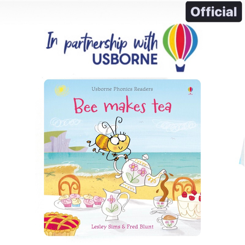 Usborne Bee Makes Tea Book Children Books Phonics Kids Reading Reader Lesley Sims | Shopee Malaysia