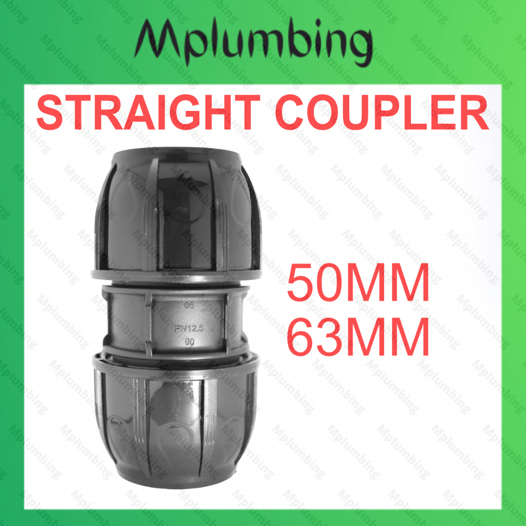 (SIRIM) STRAIGHT COUPLER HDPE POLYPIPE | SOCKET | PENYAMBUNG POLI PAIP ...