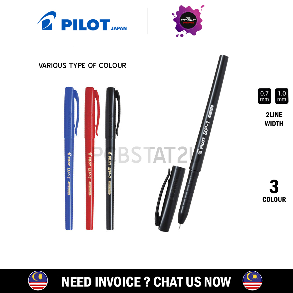 Pilot BP1 Fine Ball Pen Smooth Writing BP-1 Pen Dawat - (1's) | Shopee ...