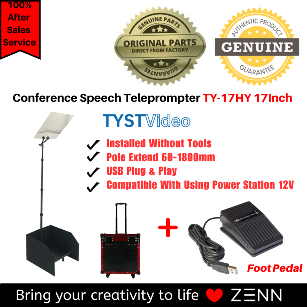 TYST Conference Speech TY-17HY 17inch Teleprompter Camera For Computer ...