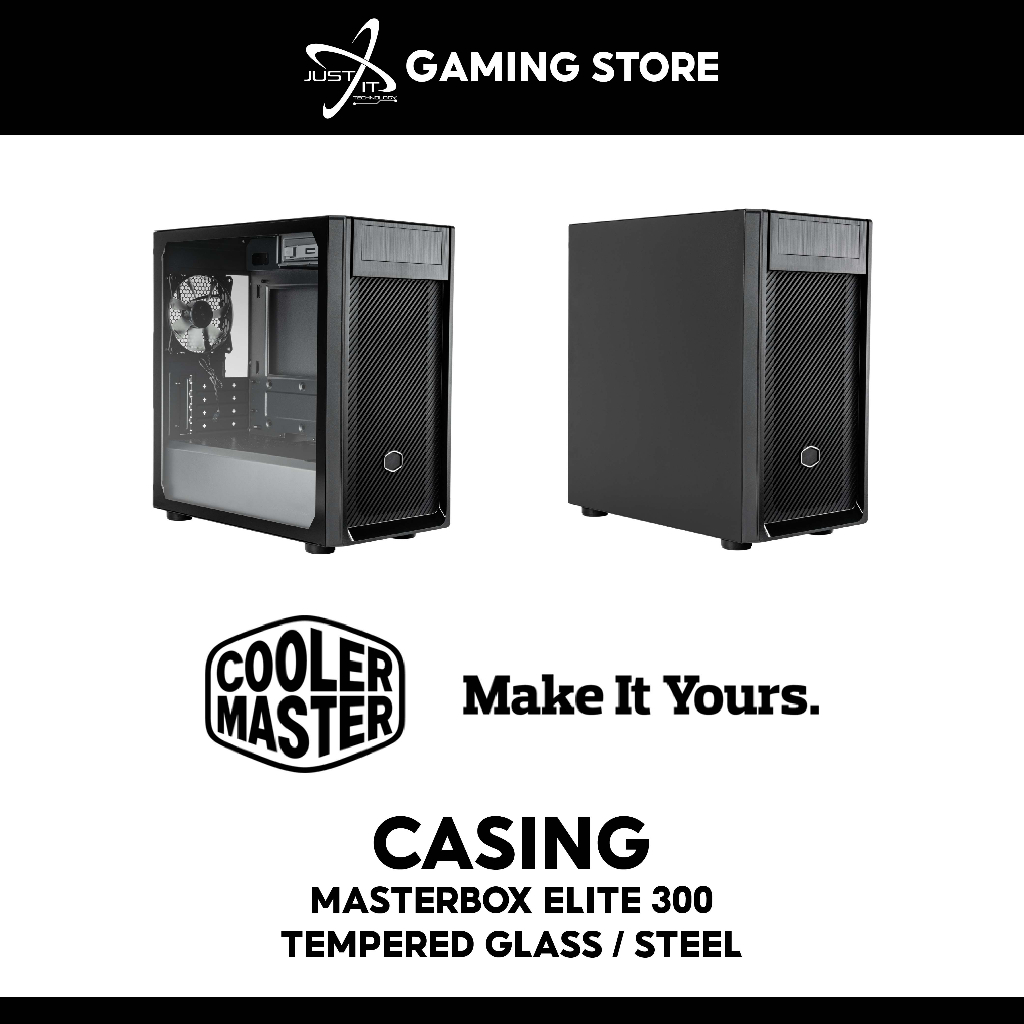 COOLER MASTER ELITE 300 With ODD CASING MATX ( TEMPERED GLASS / STEEL ) | Shopee Malaysia