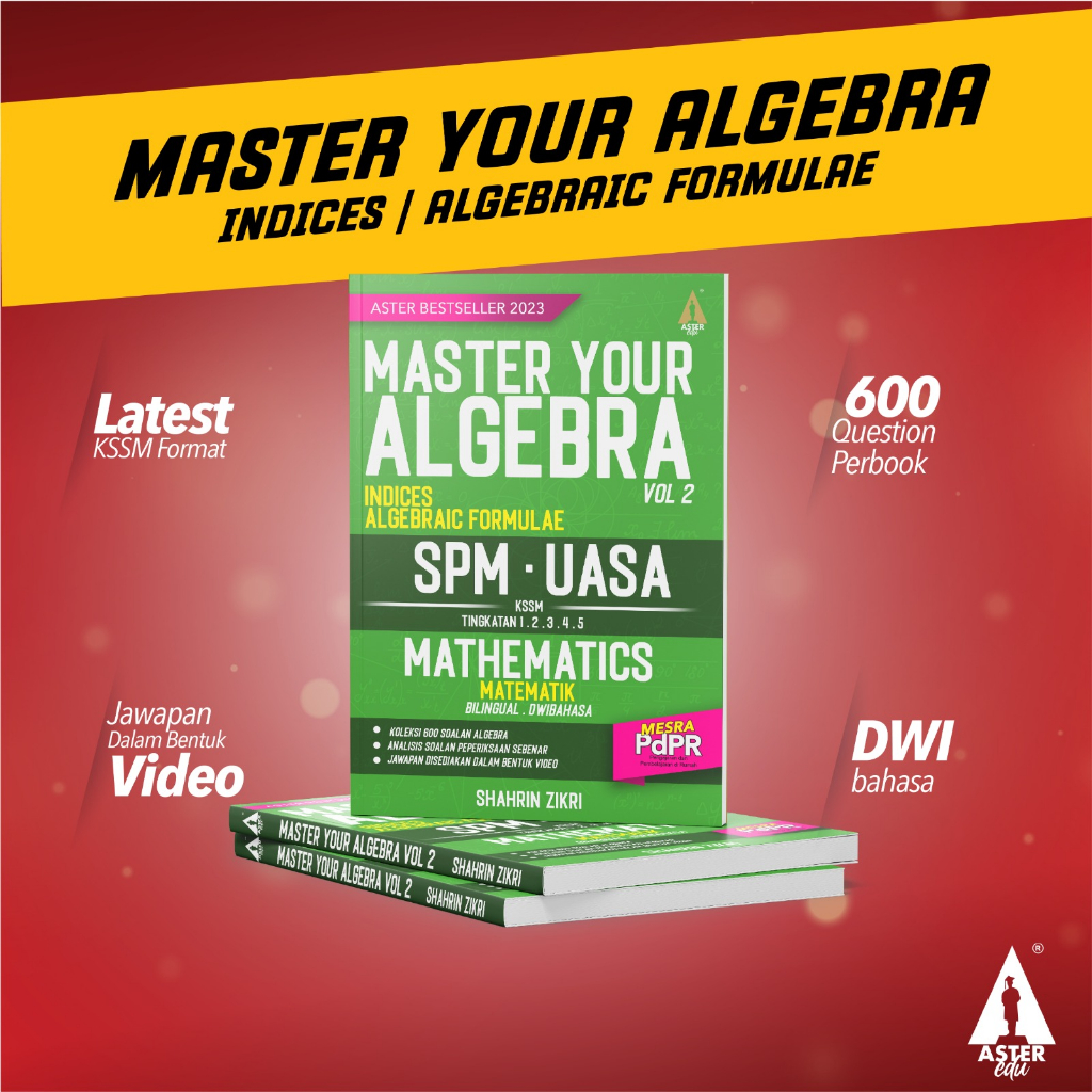 MASTER YOUR ALGEBRA (MATH) - SKEMA JAWAPAN DALAM BENTUK VIDEO ...