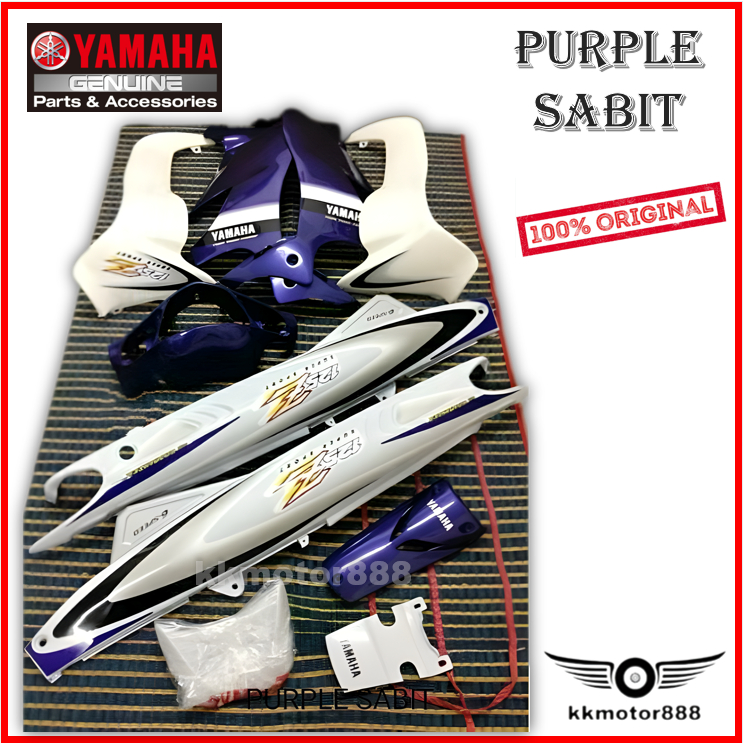 HLY YAMAHA Y125 Y125Z 125Z COVERSET COVER SET BODY COVER PURPLE SABIT ...