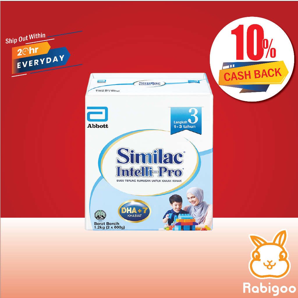 [CASHBACK 10%] Abbott Similac Intelli Pro 3 1.2kg (Milk Formula ...