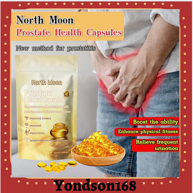 North Moon Prostate Health Capsules 7pcs/bag 前列康胶囊 Kapsul Qianliekang ...