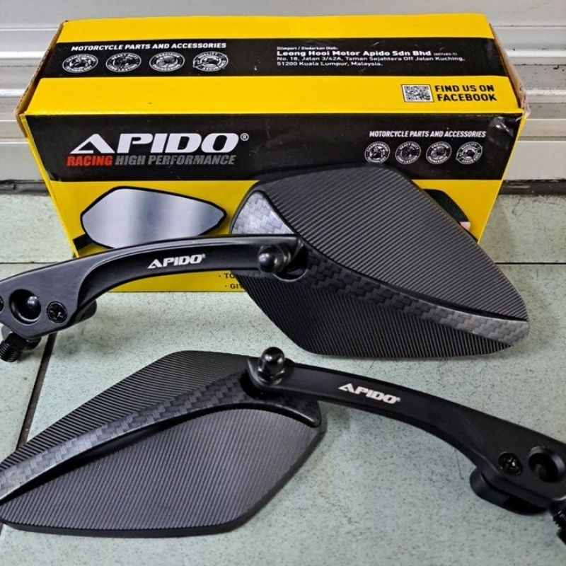 Apido Universal side mirror. | Shopee Malaysia