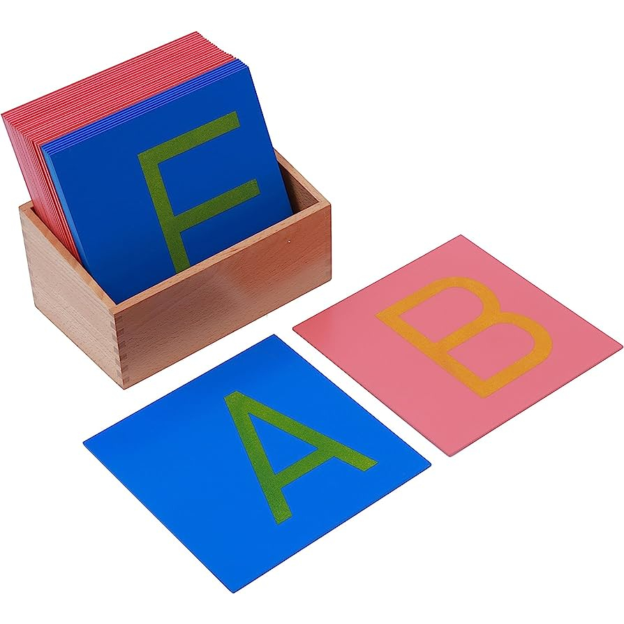 Montessori Sandpaper Letter (Capital Letter) | Shopee Malaysia