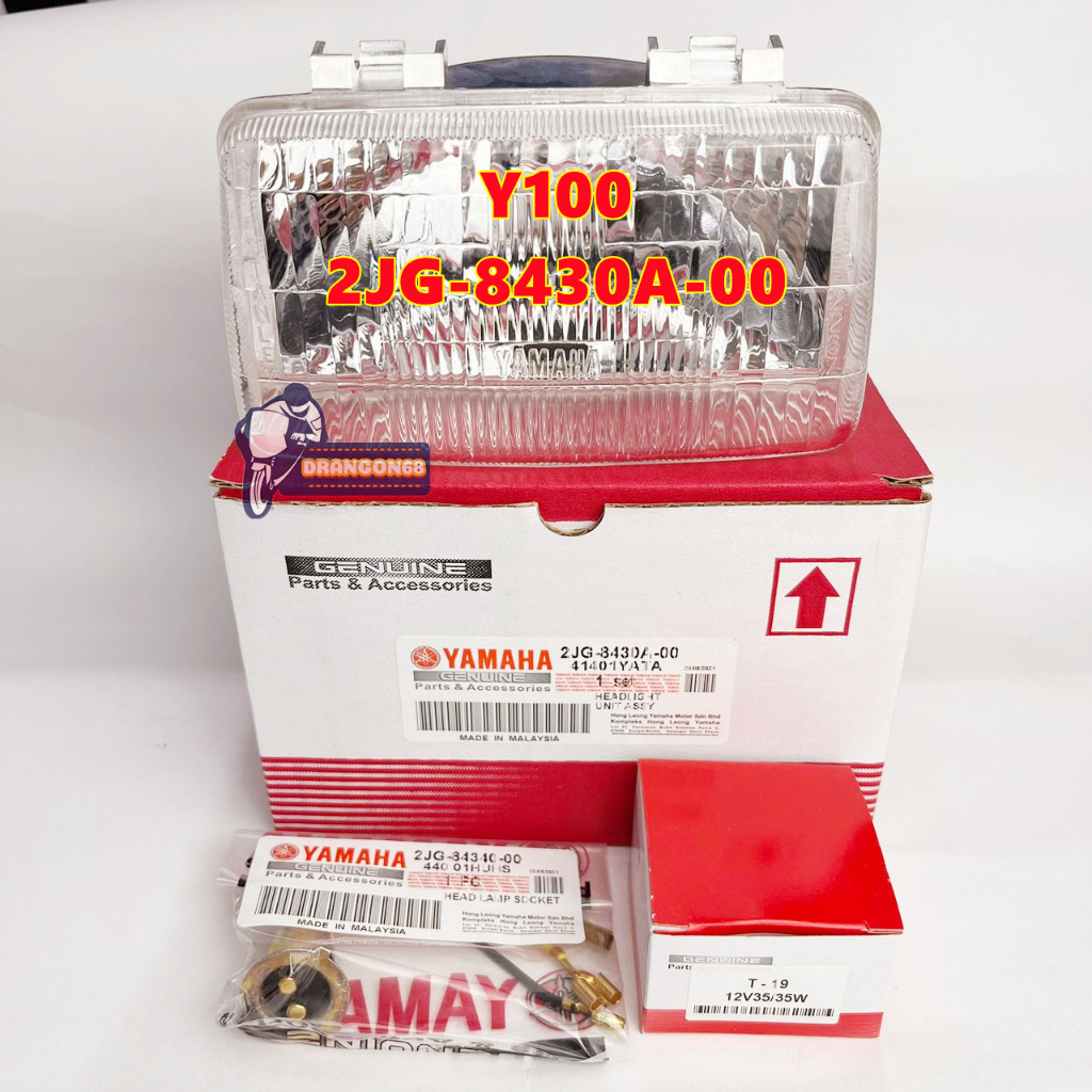Y100 Y110 SS2 Head Lamp Set Ori HONG LEONG YamahA Ss Two Head Lamp ...