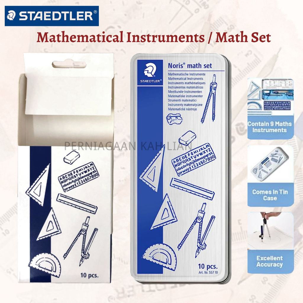 Staedtler Mathematical Instruments / Geometry Stationery / Noris Math ...