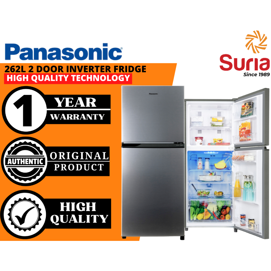 (Free Delivery Kedah,Penang & Perlis)Panasonic 262L 2 Door ECONAVI ...