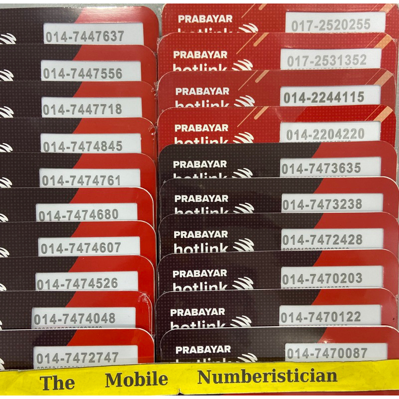 Maxis Hotlink Vip Prepaid Special Number 0147474 Unlimited Internet ...