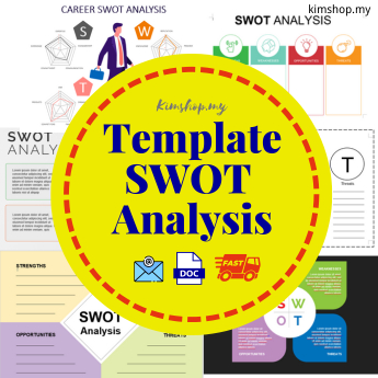[26 Sets] Template SWOT Analysis SWOT Matrix Business Strategy Skill ...