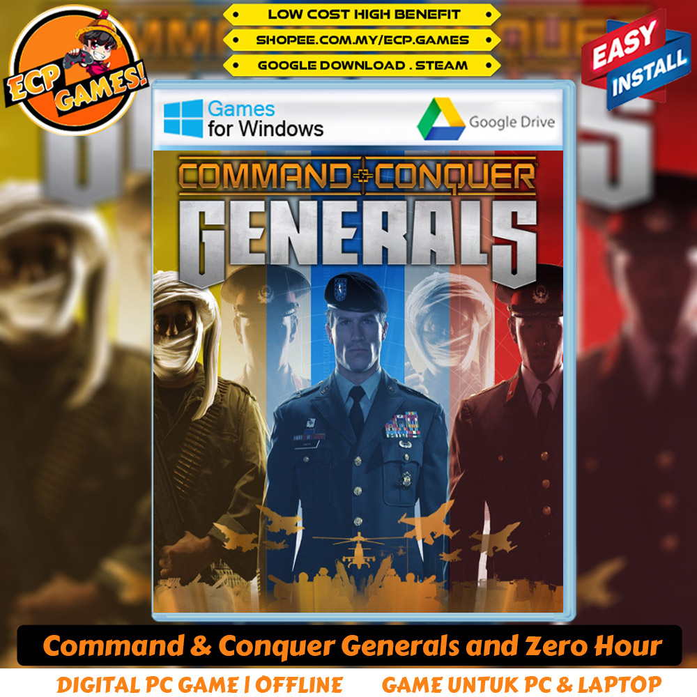 Command And Conquer Generals Zero Hour / PC / Game / Offline / Digital Download / Dlc / Ecpgames ...