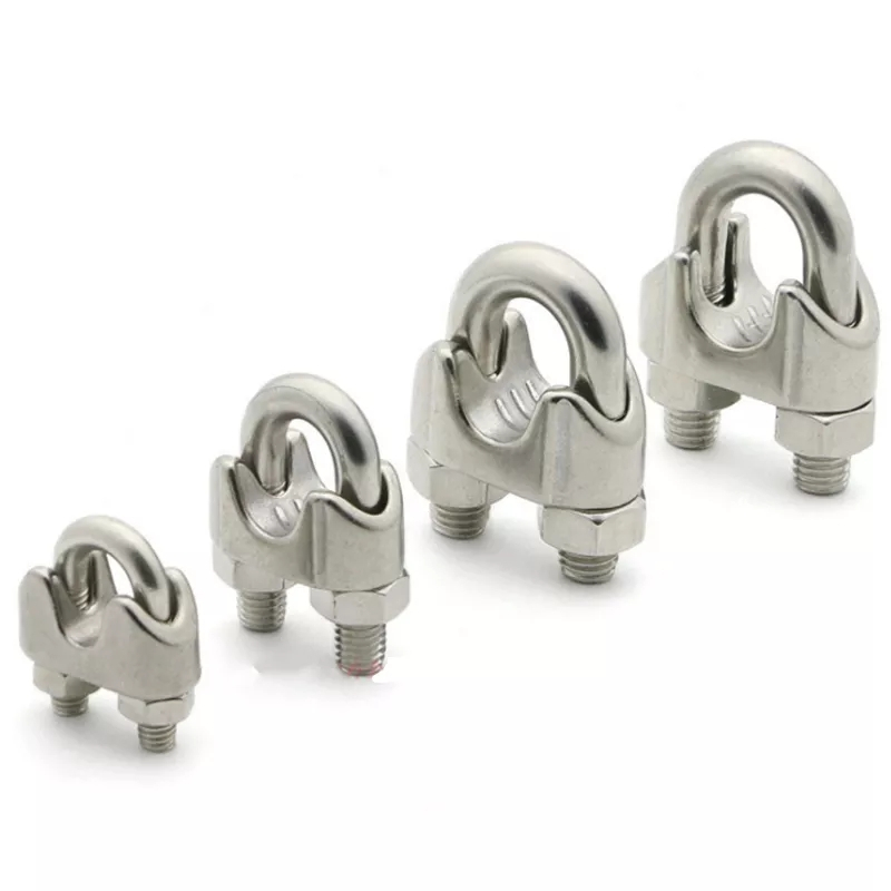 (M8-M16) Wire Rope Clip Stainless Steel 304 Cable Clip M8 / M10 / M12 ...