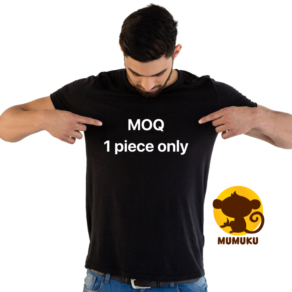 Graphic Tee Cotton Custom Print on demand Own Design T-shirt | Shopee ...