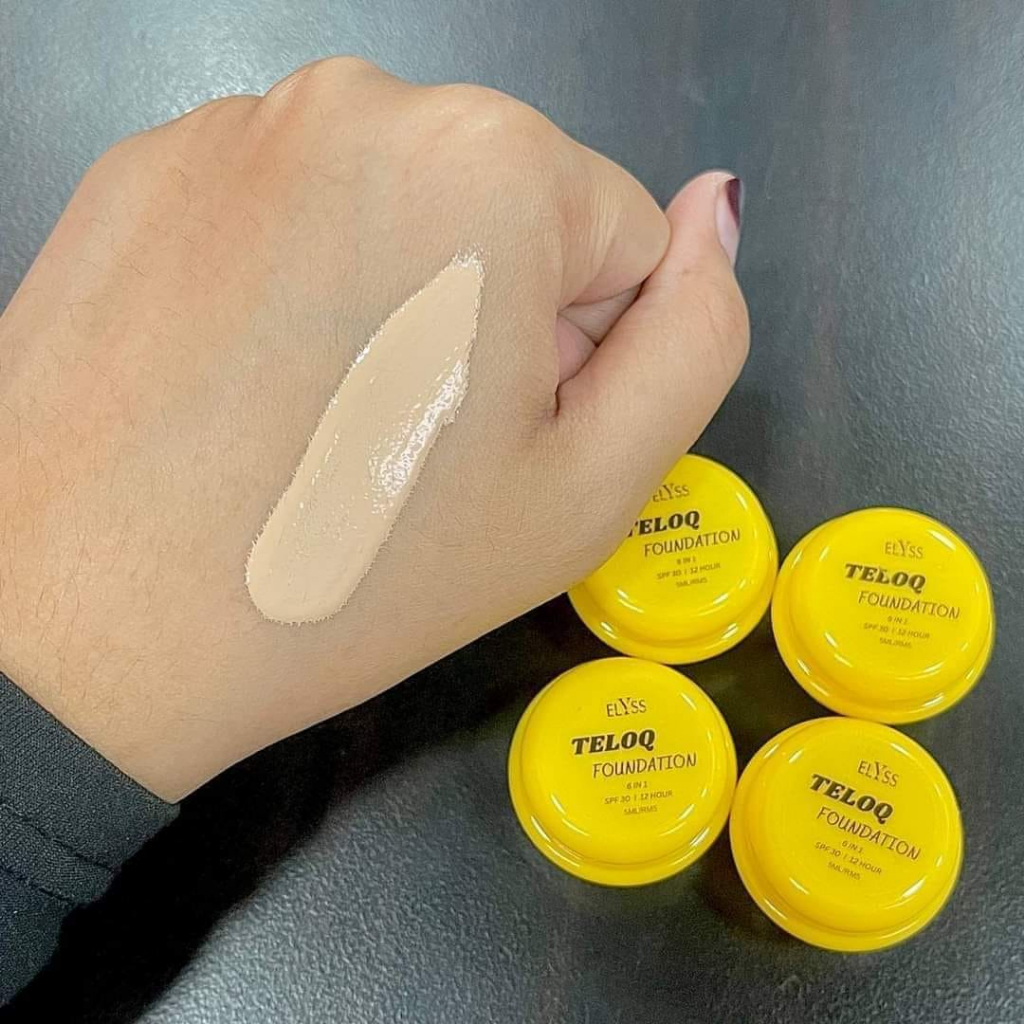 ELYSS FOUNDATION TELOQ 6IN1 full coverage | Shopee Malaysia