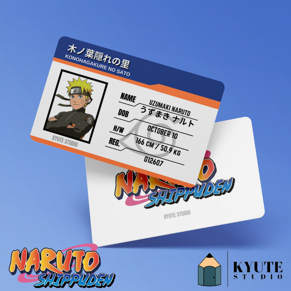 NARUTO SHIPPUDEN ID CARD COLLECTION | Shopee Malaysia