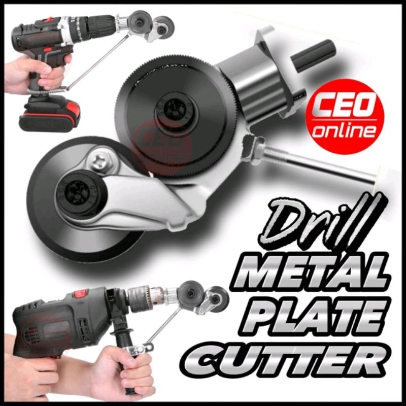 CEO 🇲🇾 Electric Drill Metal Plate Cutter 0.8-2mm Metal Iron Tin Plate ...