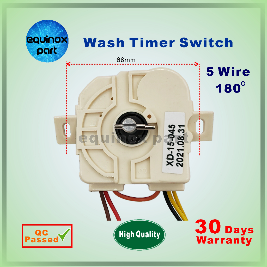 PWS-9002 PWS-9004 Pensonic 5 Wire Washing Machine Wash Timer (Semi Auto) | Shopee Malaysia