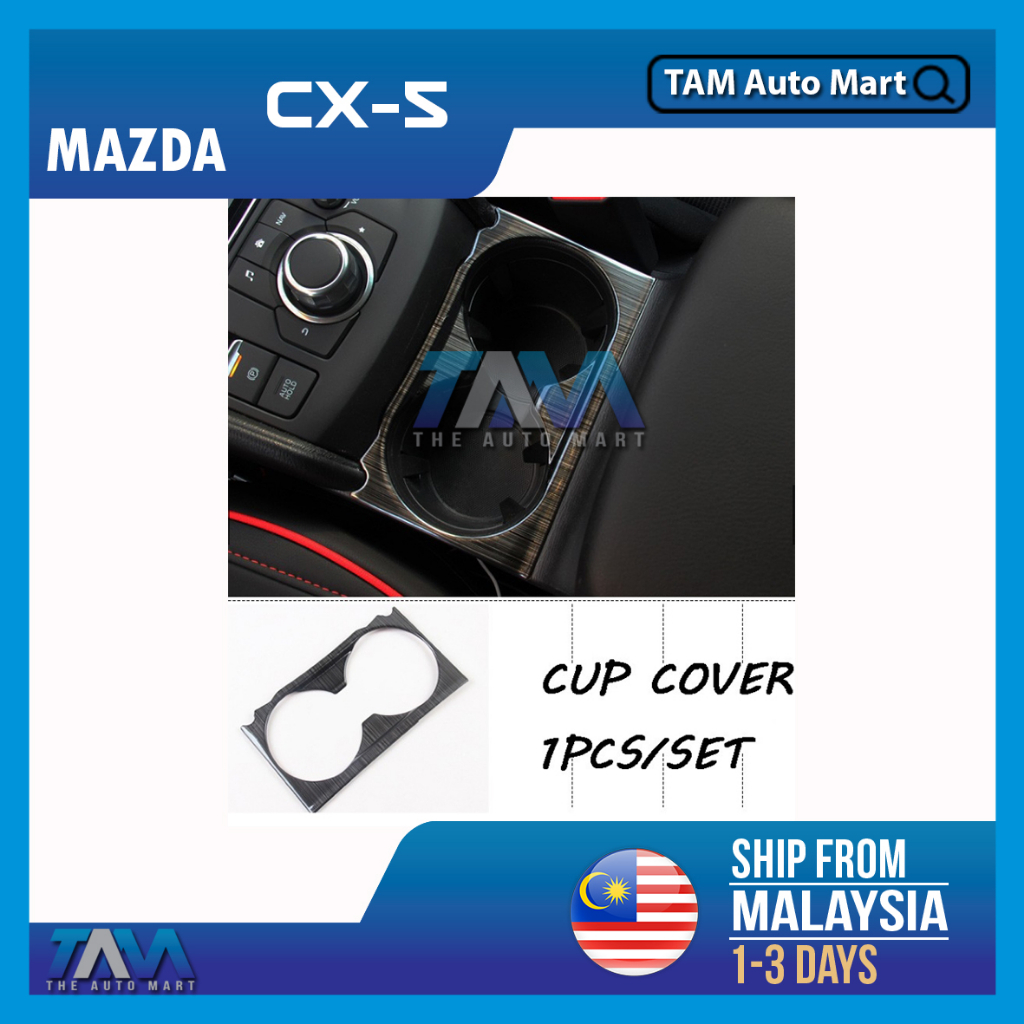 Mazda CX5 CX-5 KF (2017 - 2024) Cup Holder Titanium Black Cover TAM ...