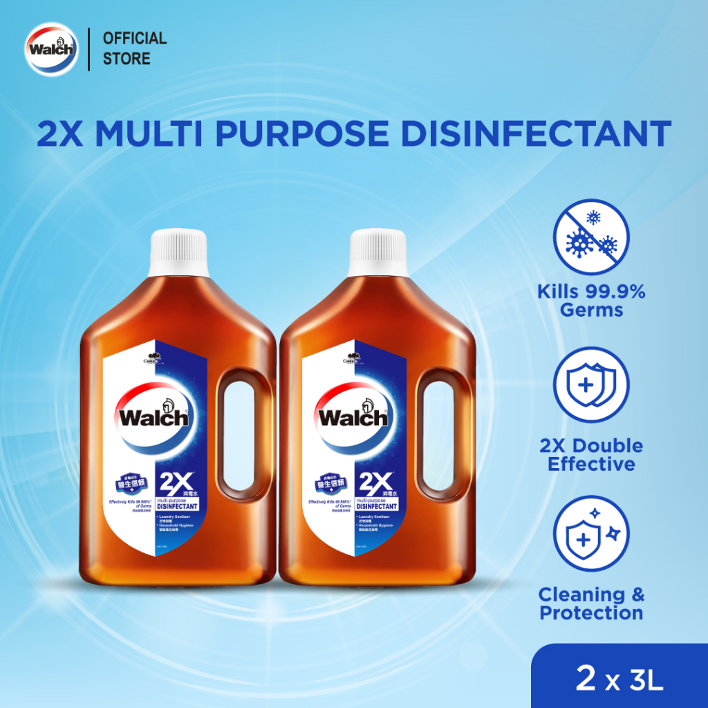 [TWIN PACK] Walch Multi Purpose Disinfectant (2 x 3000ml) | Shopee Malaysia