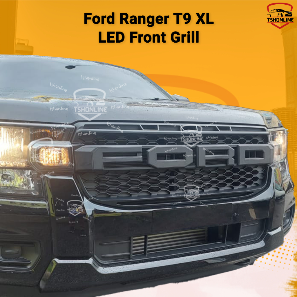 Ford Ranger T9 XL Front Grill LED (Low Spec) Ranger T9 LED Front Grill ...