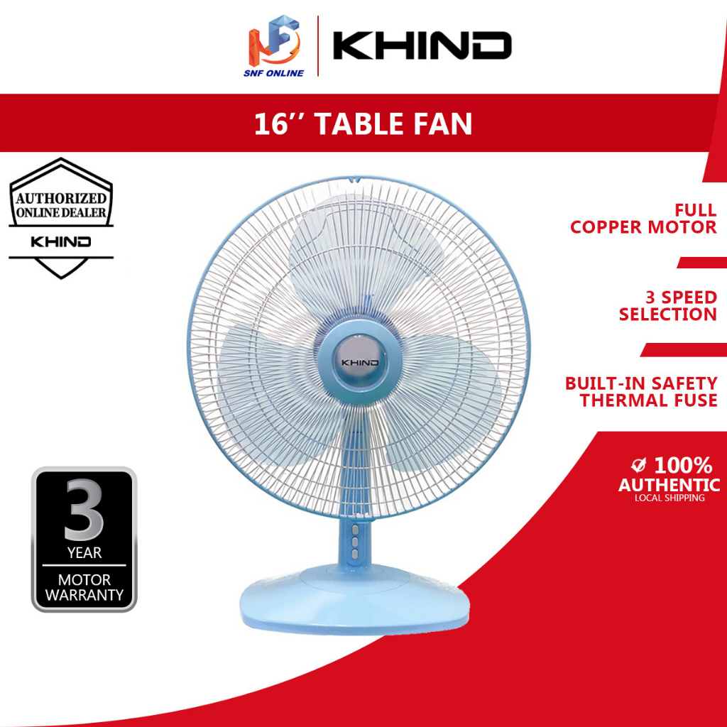 Khind Table Fan (16") TF1660TH | Shopee Malaysia
