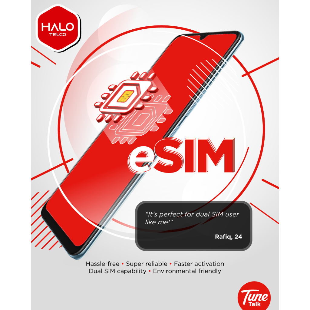 Esim HaloTelco TuneTalk | Shopee Malaysia