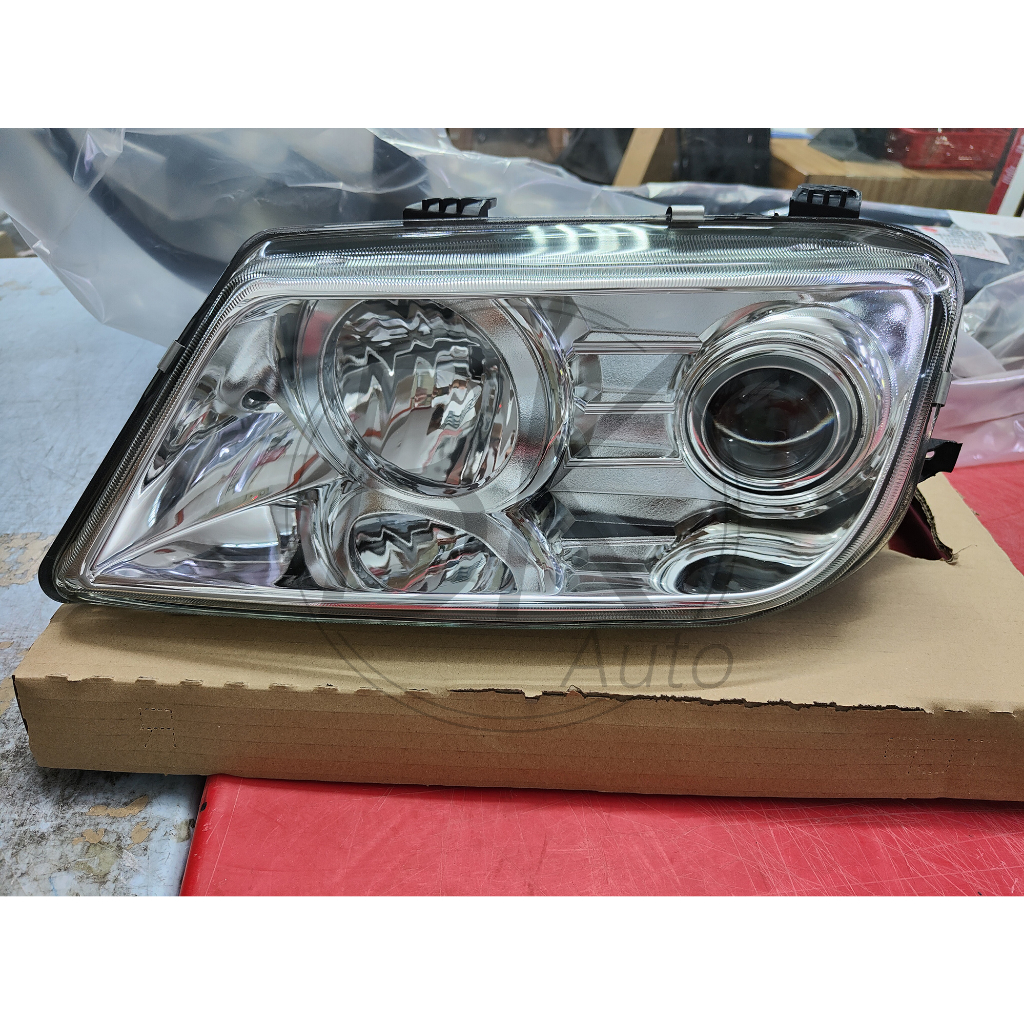 (OEM QUALITY) PROTON WAJA CAMPRO 2006 HEAD LAMP / LAMPU DEPAN (CHROME ...