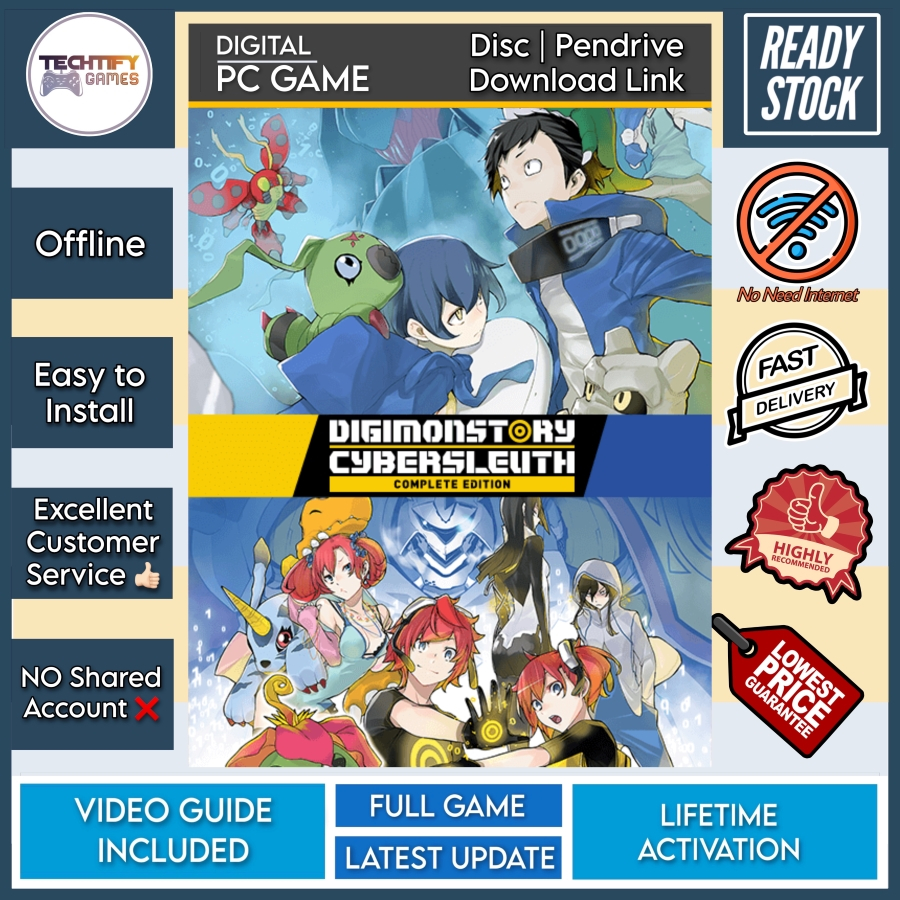[PC Game] Digimon Story Cyber Sleuth Complete Edition - Offline [Disc | Pendrive | Download Link ...