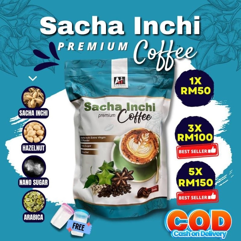 KOPI SACHA INCHI ORIGINAL KOPI PREMIUM CAMPURAN SACHA INCHI | Shopee ...