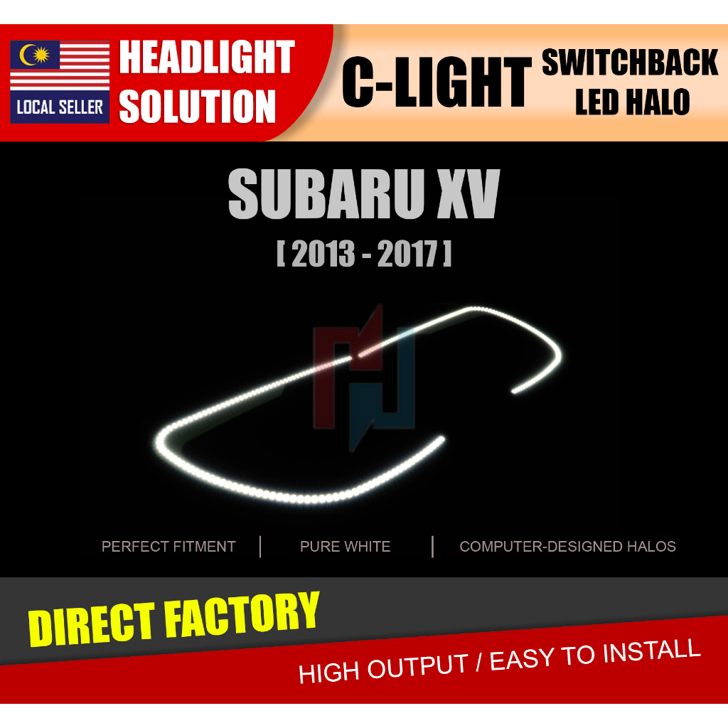 SUBARU XV 13 14 15 16 17 C-LIGHT / DAYLIGHT / DRL | Shopee Malaysia